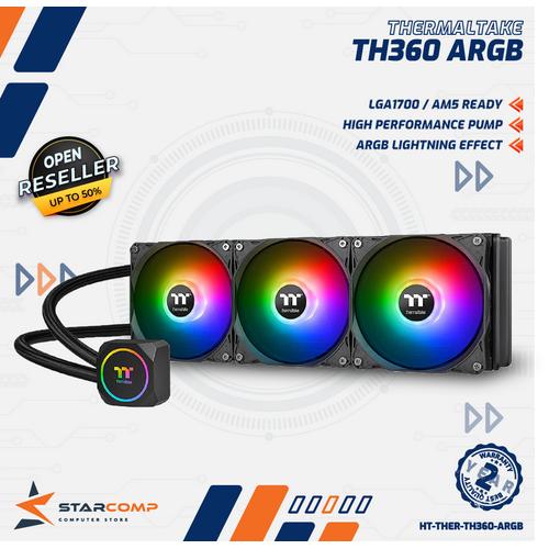 Promo Thermaltake TH360 ARGB Sync AIO Liquid Cooler 360MM TH 360 ...