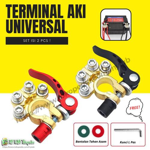 Promo Terminal Kepala Aki Baterai Accu Mobil Quick Release 2 Pcs ...