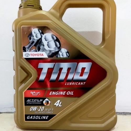 Jual OLI TOYOTA TMO 0W-20 SN GF-5 4Liter | ORIGINAL ENGINE OIL | OLI ...