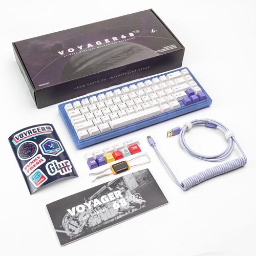 Jual Pressplay Voyager68 V2 65% Mechanical Keyboard Wireless Press Play ...