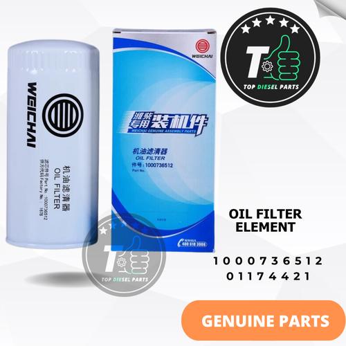 Jual Oil Filter Original 1000736512 01174421 Wei - Jakarta Pusat - Top ...
