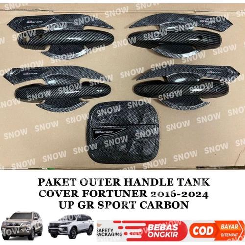 Jual Paket Outer Handle Tank Cover Fortuner 2016 2023 2024 GR SPORT ...