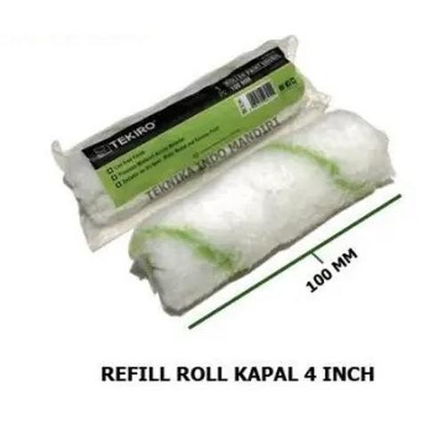 Jual TEKIRO REFILL KUAS ROLL rol kapal 4 inch isi ukang bulu cat - Kota ...