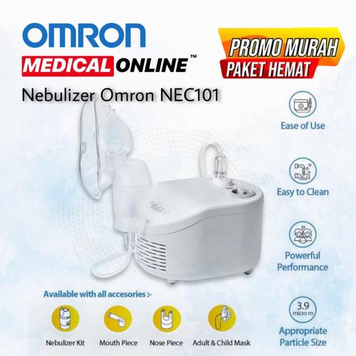 Jual NEBULIZER OMRON NEC-28 ALAT TERAPI UAP BANTU PERNAFASAN MEDICAL ...