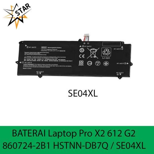 Jual Baterai Laptop HP Pro X2 612 G2 860724-2B1 HSTNN-DB7Q / SE04XL ...