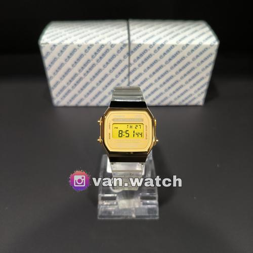 Jual CASIO VINTAGE A168XESG-9A / A 168XESG-9A ORIGINAL - Kota Bandung - Gshock Van.watch | Tokopedia