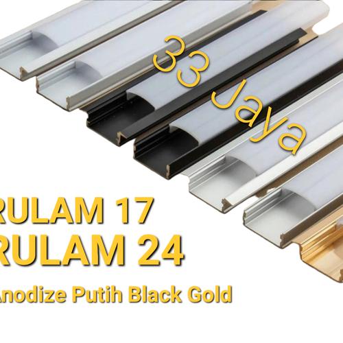 Promo List Rumah Lampu LED Strip Rulam-17 Rulam-24 Acrylic Anodize ...