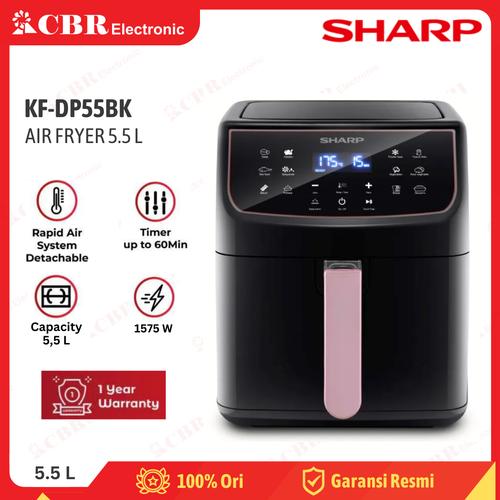 Jual AIR FRYER SHARP 5.5L KF-DP55BK - Batam / BLACK - Kota Batam - CBR Elektronik Batam | Tokopedia