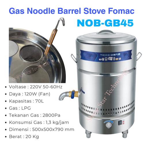Jual Gas Noodle Barrel Stove Fomac NOB-GB45 & NOB-GB50 ; Perebus Mie ...