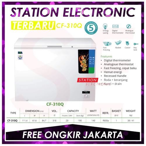 Promo Freezer Box RSA Type CF-310 / CF 310 Chest Freezer kapasitas ...