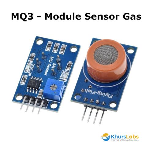 Jual MQ3 Gas Sensor Alcohol Ethanol Gas Detection MQ-3 Module - Kota ...