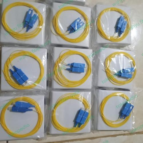 Jual roset 2 core lengkap pigtail SC UPC/roset 2core FTTH/roset fiber ...