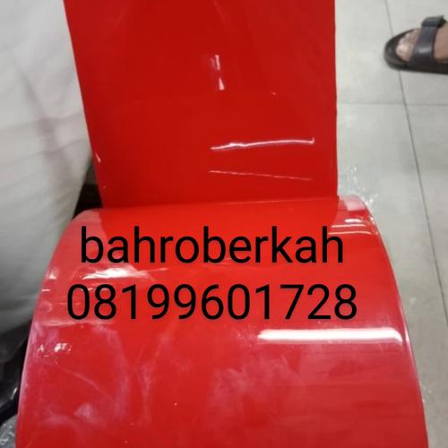 Jual PVC Curtain strip/plastik tirai PVC warna merah 2mmx20cmx50m/roll ...
