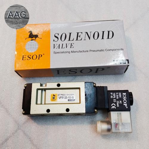 Jual SOLENOID VALVE ESOP VF5120-10-W / VF5120 DRAT 3/8" AC220V ...