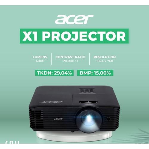 Jual Projector ACER X1 DLP XGA 4000 Lumens HDMI D-Sub - Proyektor ACER ...