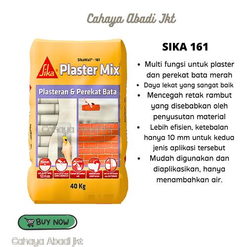 Jual SIKA 161 SIKA WALL PLASTERAN DAN PEREKAT BATA (40KG) - Jakarta ...