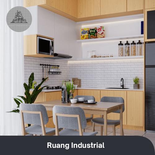 Jual Kitchen set custom ply wood fin hpl taco harga per meter Custom ...
