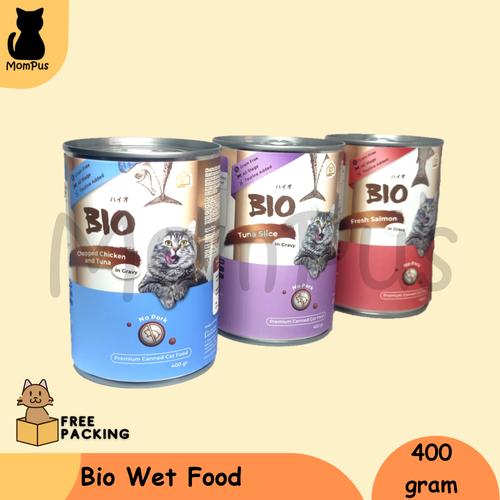 Jual Bio Cat Wet Food Kaleng Makanan Basah KUCING 400gr - Chicken Tuna ...