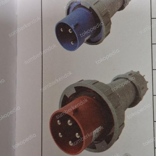 Jual INDUSTRIAL STRAIGHT PLUG 16A 4PIN 3P + E IP67 MALE CONECTOR 4P ...
