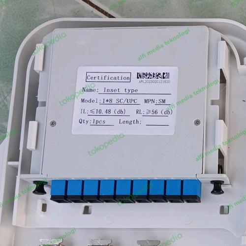 Jual Passive Splitter pasif spliter FO Box 1:8 1:4 1:2 UPC fiber optik ...
