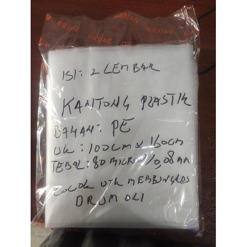 Jual Kantong Plastik PE Pembungkus Drum Oli 100 x 160 Tebal 80 Micron - Kota Tangerang - Pajeko ...