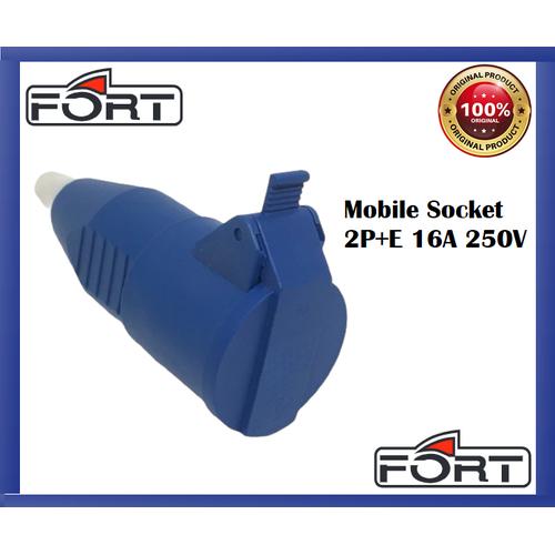 Jual Mobile Socket 2 Pin 16 A 250V Fort Tipe CEE-212 - Jakarta Barat ...