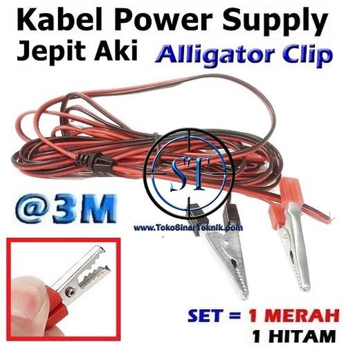 Jual kabel Capit Buaya @3m Clip Alligator Cable Jepitan Klip Jepit Aki ...
