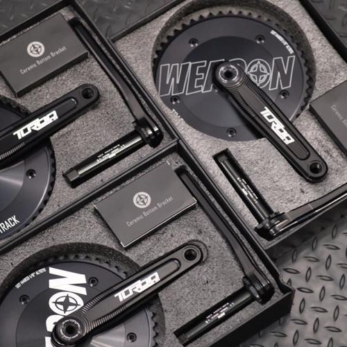 Jual Weapon Turbo Crank Set Crankset 50t 50 t BB Ceramic HT2 Sepeda ...