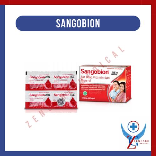 Jual Sangobion Per Strip Isi 4 Kapsul / Vitamin Penambah Darah - Strip ...