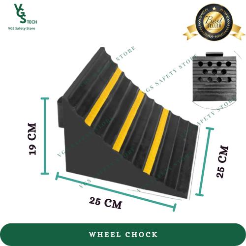 Promo Wheel Chock Rubber Besar Mobil Container Truk Anti Selip ...