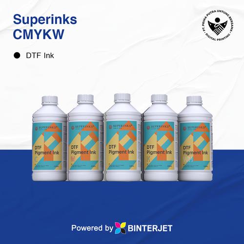 Jual SUPERINKS DTF 1L | CMYKW - CYAN - Kota Surabaya - Sparepart Binter ...