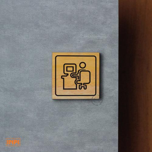 Jual office area sign system - papan penanda office - wall sign - Kab ...