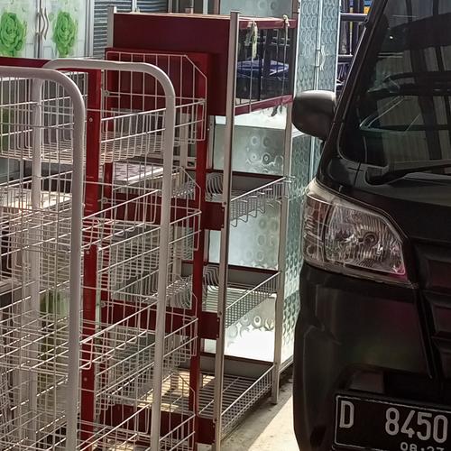 Jual Rak Piring Alumunium + Rak/Ram Kawat Besi + Lemari Kaca 4 Susun ...