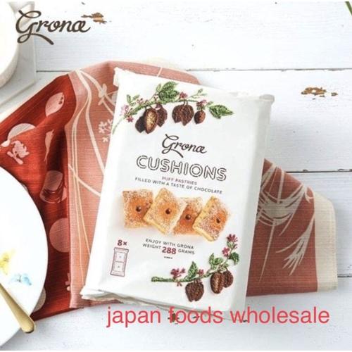 Jual Grona Cushions Puff Pastries Chocolate 288gr / cemilan impor ...