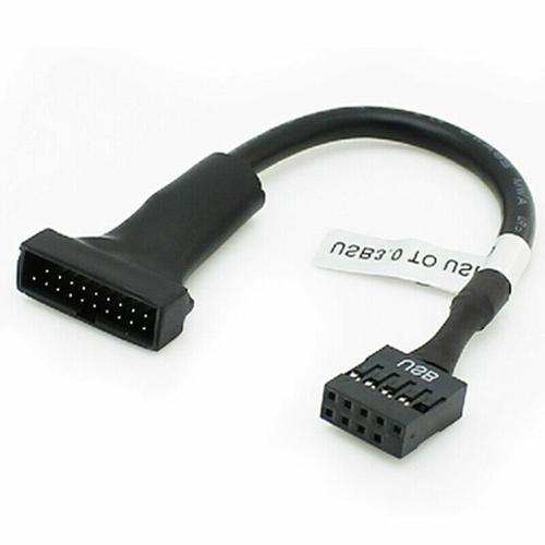 Jual 9 Pin to 20 Pin USB 2.0 MOTHERBOARD ADAPTER CONVERTER CABLE Kabel ...