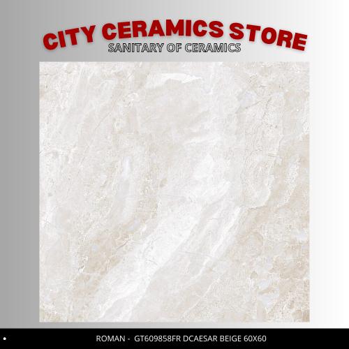 Jual GRANITE ROMAN 60x60 D' CAESAR BEIGE GT609858FR - Kab. Bogor - City Ceramics Store | Tokopedia