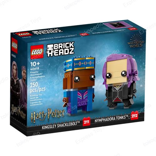 Jual LEGO BrickHeadz 40618 Kingsley Shacklebolt & Nymphadora Tonks ...