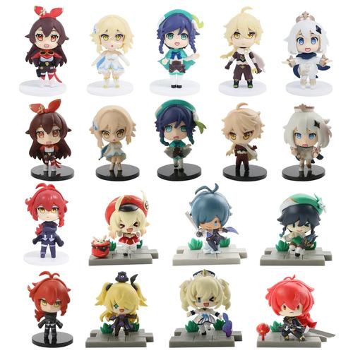 Jual figure genshin impact set isi 6 pcs mainan hiasan topper - kelly ...