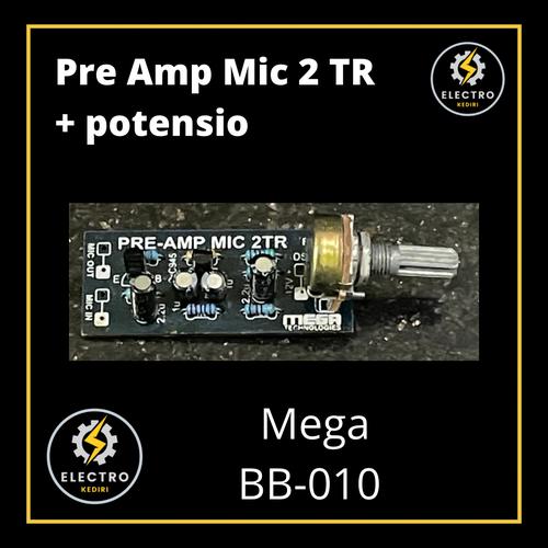 Jual Kit Preamp mic 2 Transistor potensio Mega | kit pre amp mic 2tr ...