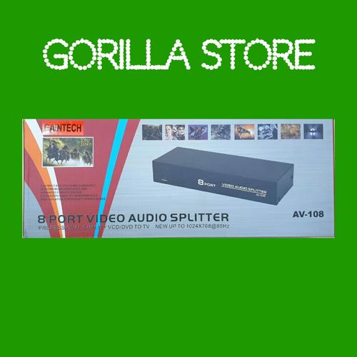 Jual GAINTECH RCA AV Splitter 8 Port - Jakarta Pusat - GORILLA STORE ID ...