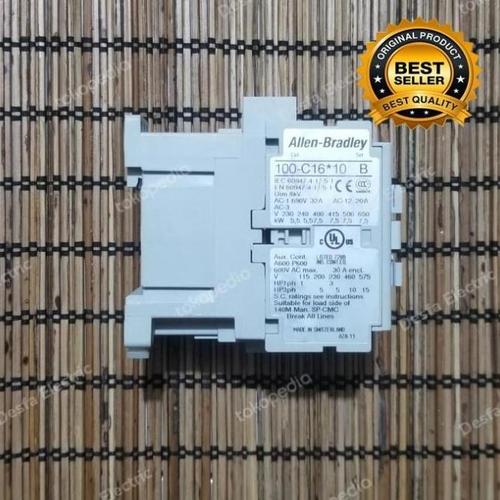 Jual Contactor Allen Bradley 100-C16*10 Class B 24 Vac Original Best ...