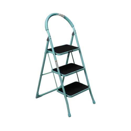Jual Fixsteps Tangga Lipat Aluminium Stool 3 Step Biru Ladder blue ...