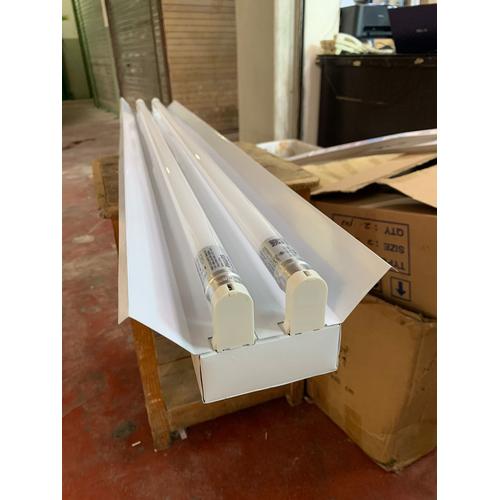 Jual Kap Lampu TKO LED 2x36 120cm kap TKO TL 2x16 Philips Tanpa Lampu ...