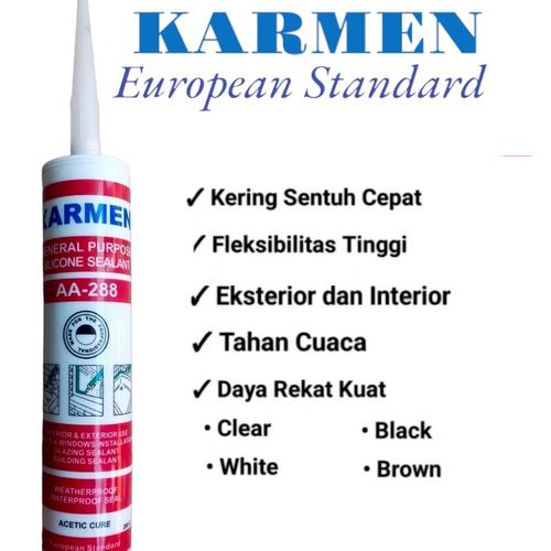 Promo Lem Sealant /Lem Sealant kaca/Lem Sealant Aquarium merk Karmen ...