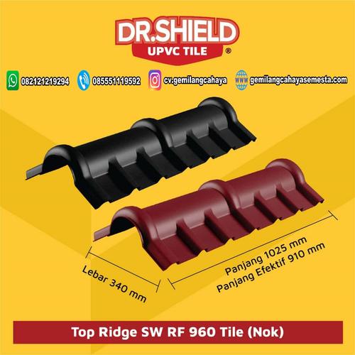 Jual Top Ridge RF-960 TILE / Nok Atas / Wuwung / Atap UPVC - Kab ...