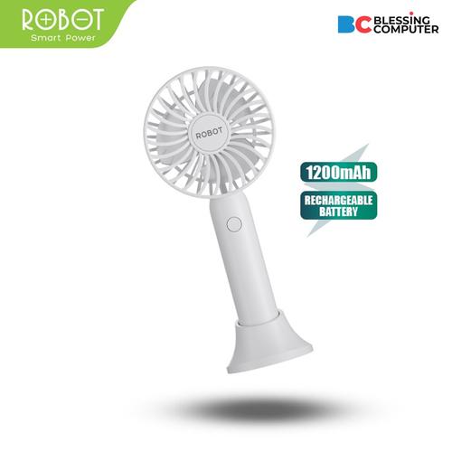 Jual Mini Fan Foldable USB Robot RT-BF19 White - Kota Denpasar ...