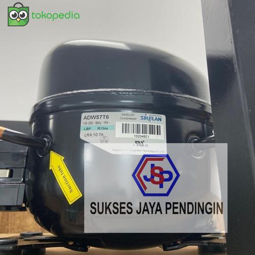1/4 HP Compressor 110V SIKELAN ADW57T6 Refrigeration Compressor 1/4 HP ...