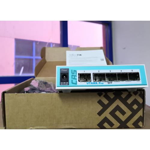 Jual MikroTik CRS 106 1C 5S Switch 6 port gigabit SFP + 1 Ethernet - Jakarta Pusat - UTAMA Pro ...
