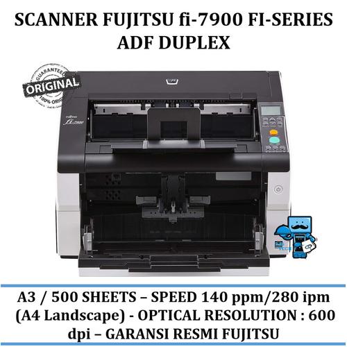 Promo Scanner Fujitsu Fi-7900 Fi-Series Adf Duplex - Original Produk ...