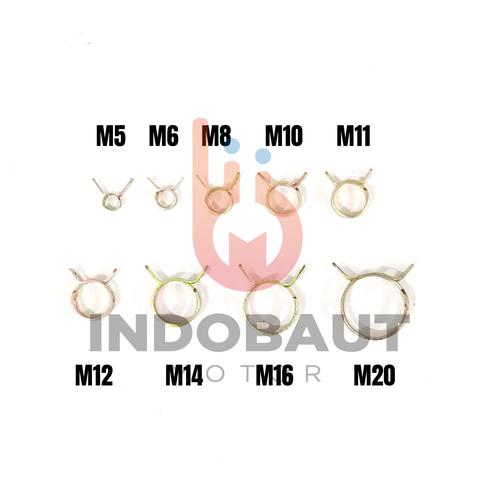 Jual Jepit Klem Kleman Selang Radiator M5 M6 M8 M10 M11 M12 M14 M16 M20 ...